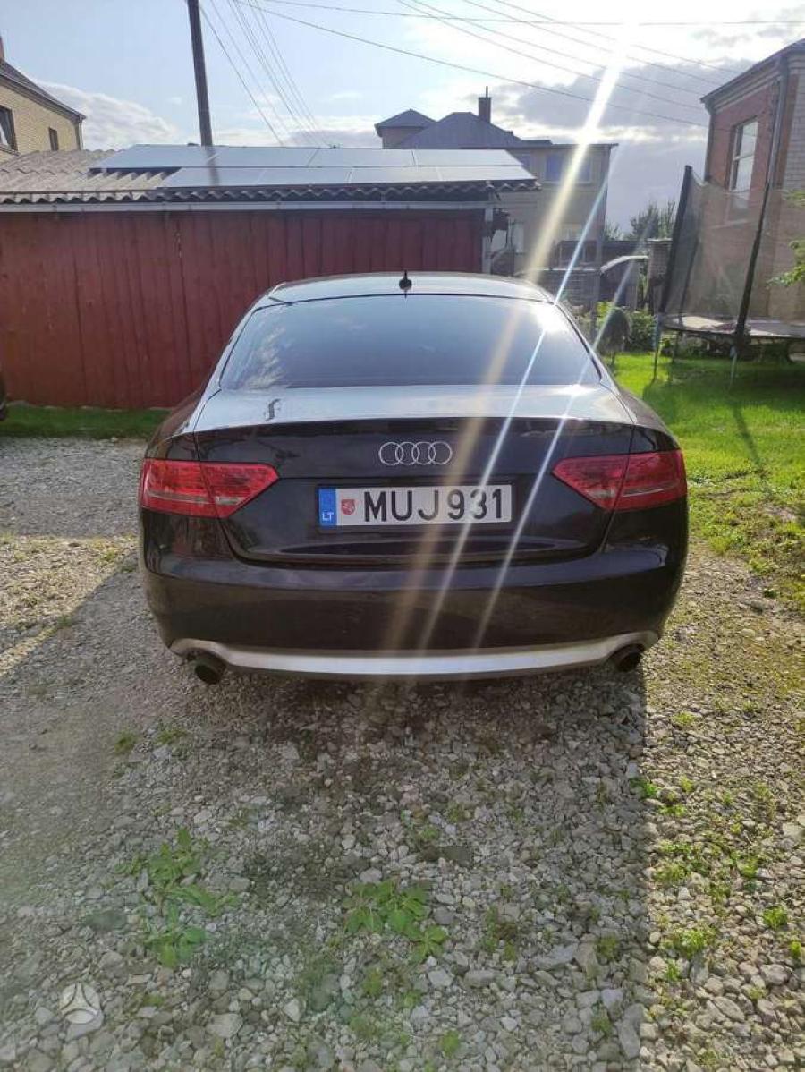 Melns Audi A5 2007 Kauņa, ar dzinēja tilpumu 2.70 L un nobraukumu 290 tūkst. km par 6100 €, foto 5 vietnē AUTOMOTO.COM.LV