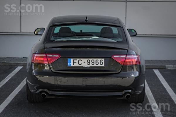 Black Audi A5 2007 in Riga, with an engine capacity of 3.00 L and mileage of 0 thousand km for 6750 €, photo 5 on AUTOMOTO.COM.LV