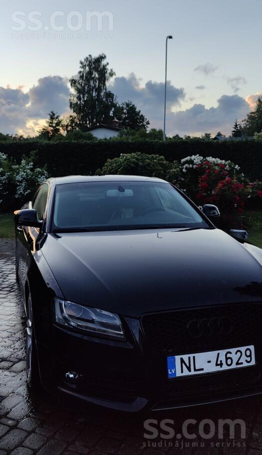 Black Audi A5 2007 in Riga, with an engine capacity of 3.00 L and mileage of 305 thousand km for 8400 €, photo 1 on AUTOMOTO.COM.LV