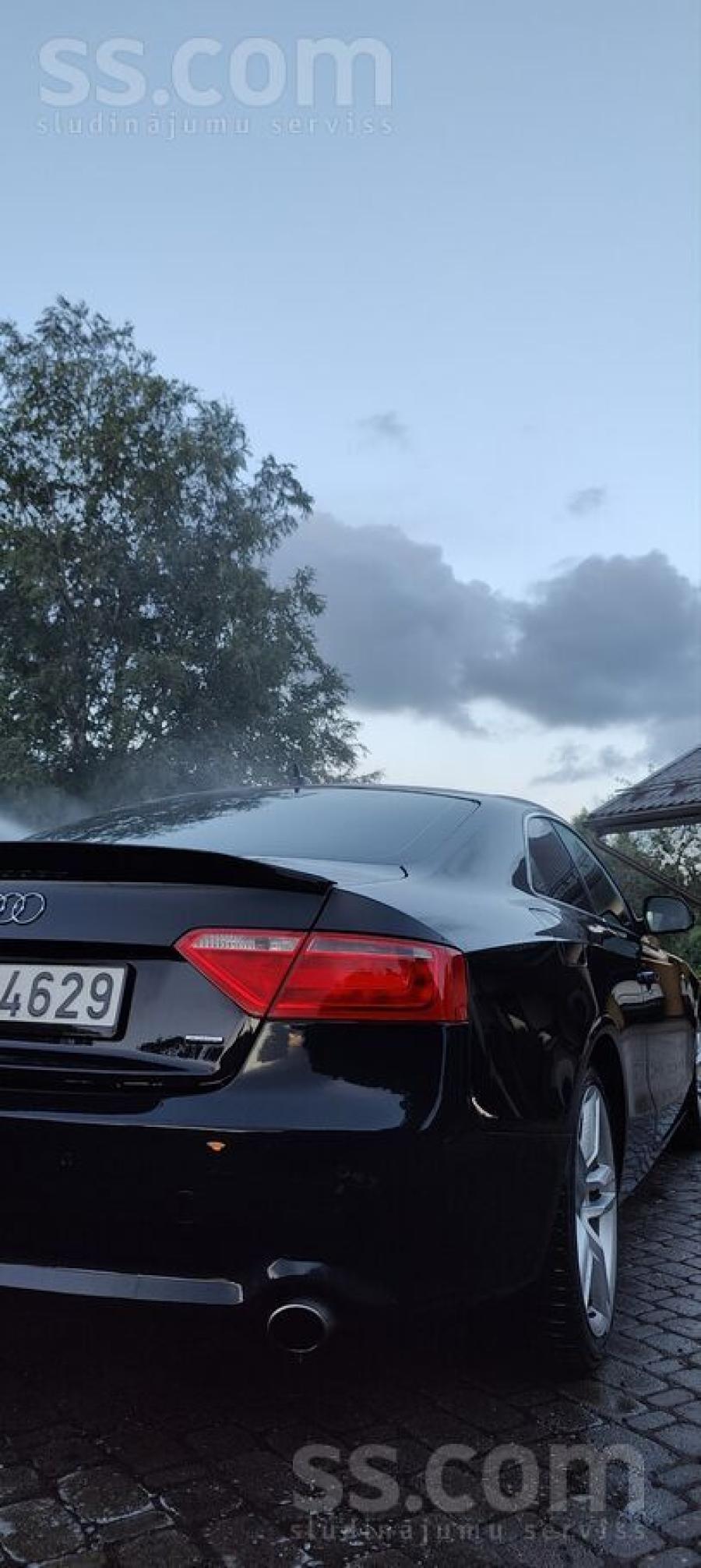 Black Audi A5 2007 in Riga, with an engine capacity of 3.00 L and mileage of 305 thousand km for 8400 €, photo 12 on AUTOMOTO.COM.LV