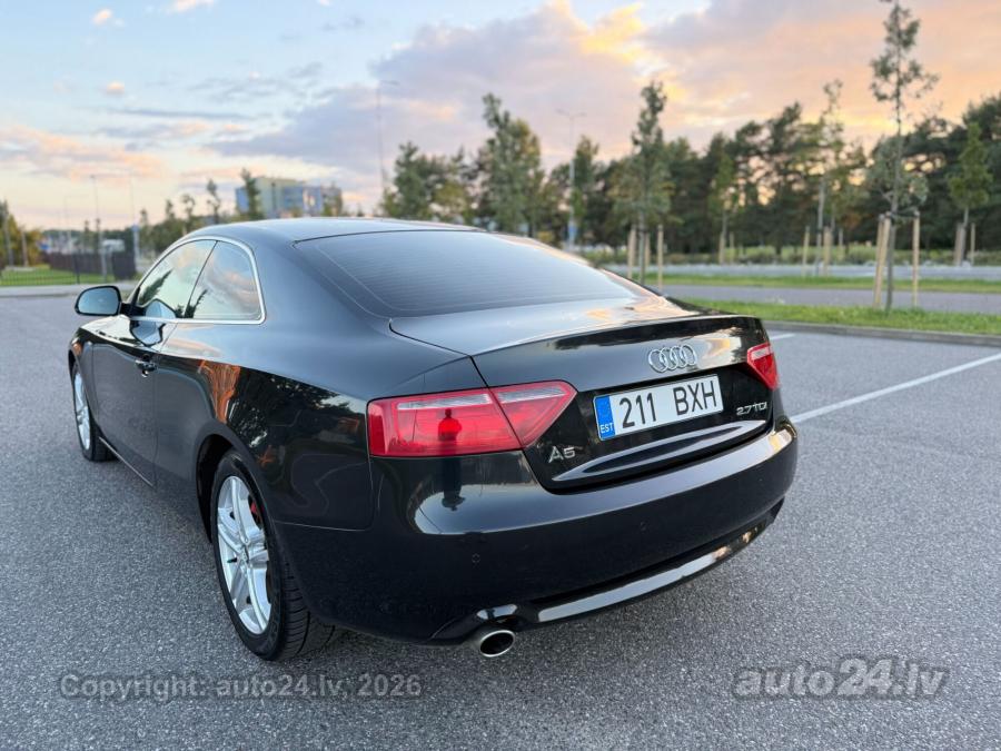 Melns Audi A5 2007 Tallina, ar dzinēja tilpumu 2.70 L un nobraukumu 355 tūkst. km par 3500 €, foto 8 vietnē AUTOMOTO.COM.LV