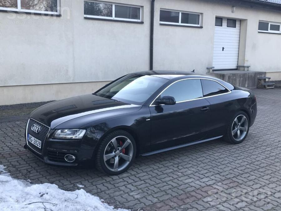Black Audi A5 2008 in Riga, with an engine capacity of 3.20 L and mileage of 211 thousand km for 8000 €, photo 3 on AUTOMOTO.COM.LV