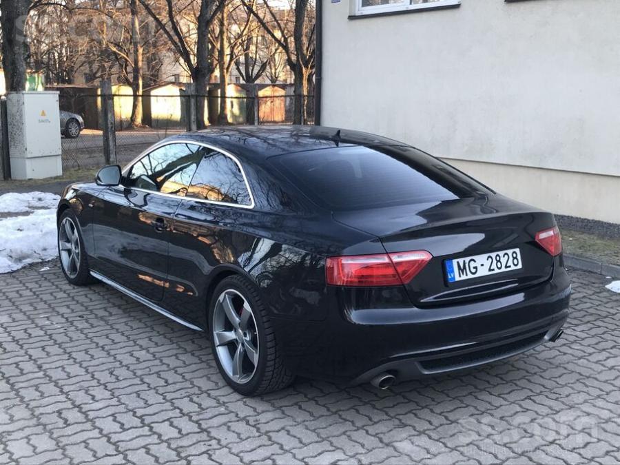 Black Audi A5 2008 in Riga, with an engine capacity of 3.20 L and mileage of 211 thousand km for 8000 €, photo 5 on AUTOMOTO.COM.LV