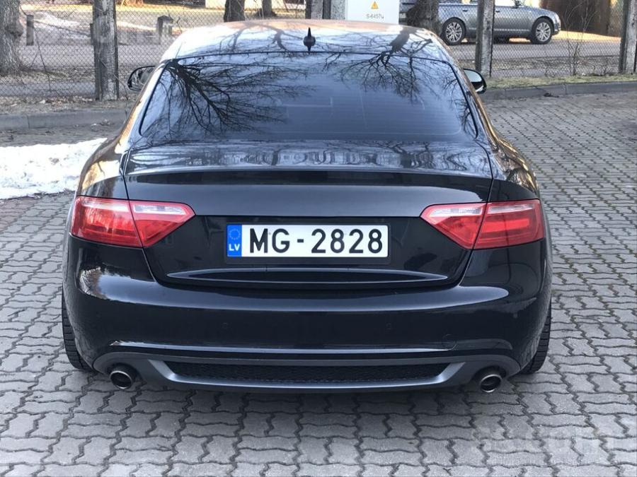 Black Audi A5 2008 in Riga, with an engine capacity of 3.20 L and mileage of 211 thousand km for 8000 €, photo 6 on AUTOMOTO.COM.LV