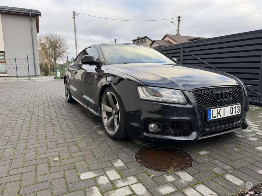 Melns Audi A5 2008 Kauņa, ar dzinēja tilpumu 2.97 L un nobraukumu 251 tūkst. km par 5000 €, foto 1 vietnē AUTOMOTO.COM.LV