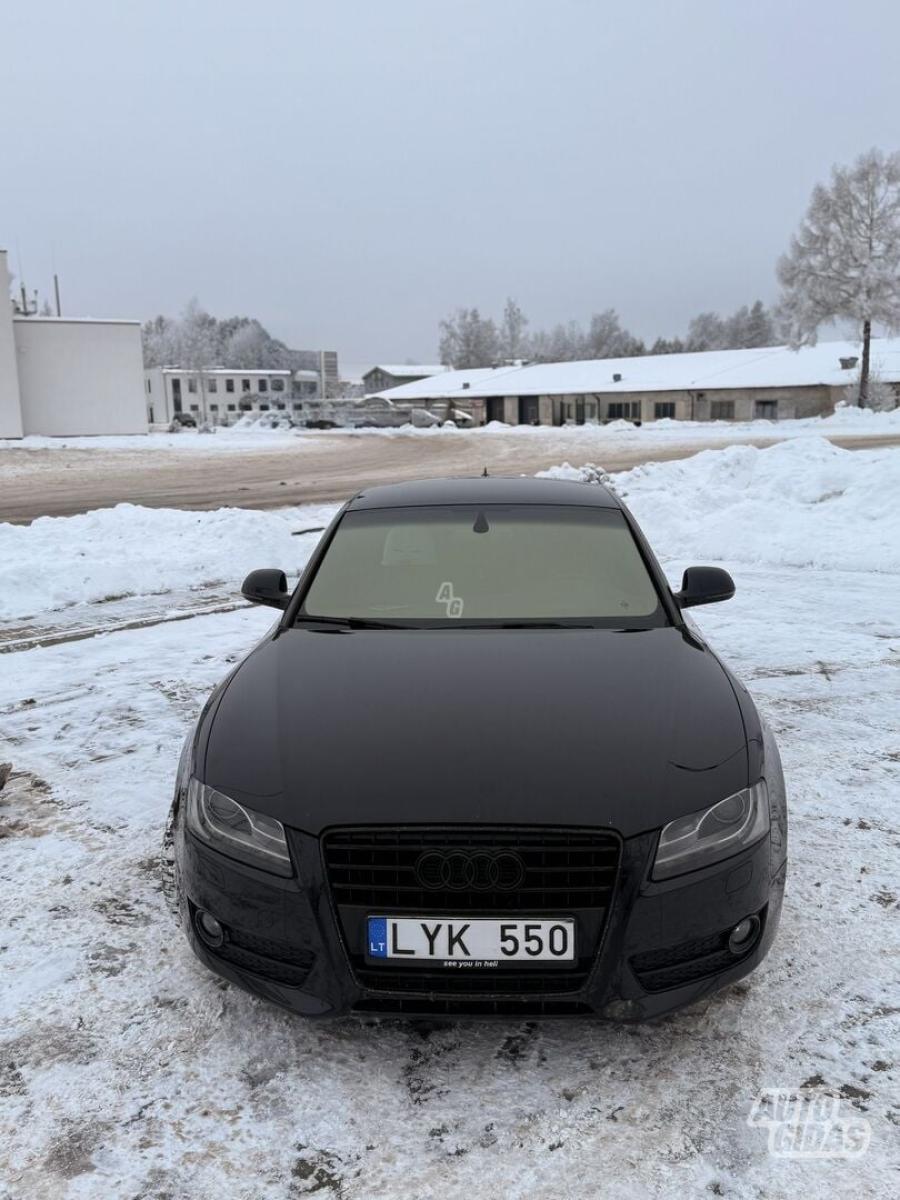 Black Audi A5 2008 in Kelme, with an engine capacity of 2.70 L and mileage of 265 thousand km for 6900 €, photo 3 on AUTOMOTO.COM.LV