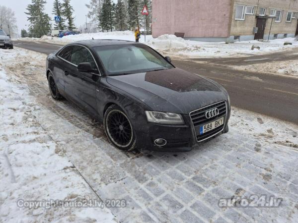 Black Audi A5 2008 in Tallinn, with an engine capacity of 2.70 L and mileage of 363 thousand km for 5500 €, photo 1 on AUTOMOTO.COM.LV