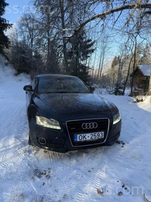Black Audi A5 2008 in Cesis, with an engine capacity of 3.00 L and mileage of 398 thousand km for 6200 €, photo  on AUTOMOTO.COM.LV