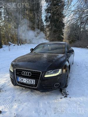 Black Audi A5 2008 in Cesis, with an engine capacity of 3.00 L and mileage of 398 thousand km for 6200 €, photo 4 on AUTOMOTO.COM.LV