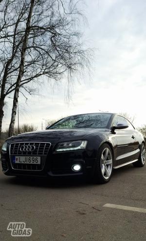 Melns Audi A5 2008 Kauņa, ar dzinēja tilpumu 2.70 L un nobraukumu 354 tūkst. km par 4999 €, foto  vietnē AUTOMOTO.COM.LV