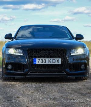 Melns Audi A5 2008 Tallina, ar dzinēja tilpumu 3.00 L un nobraukumu 253 tūkst. km par 8500 €, foto  vietnē AUTOMOTO.COM.LV