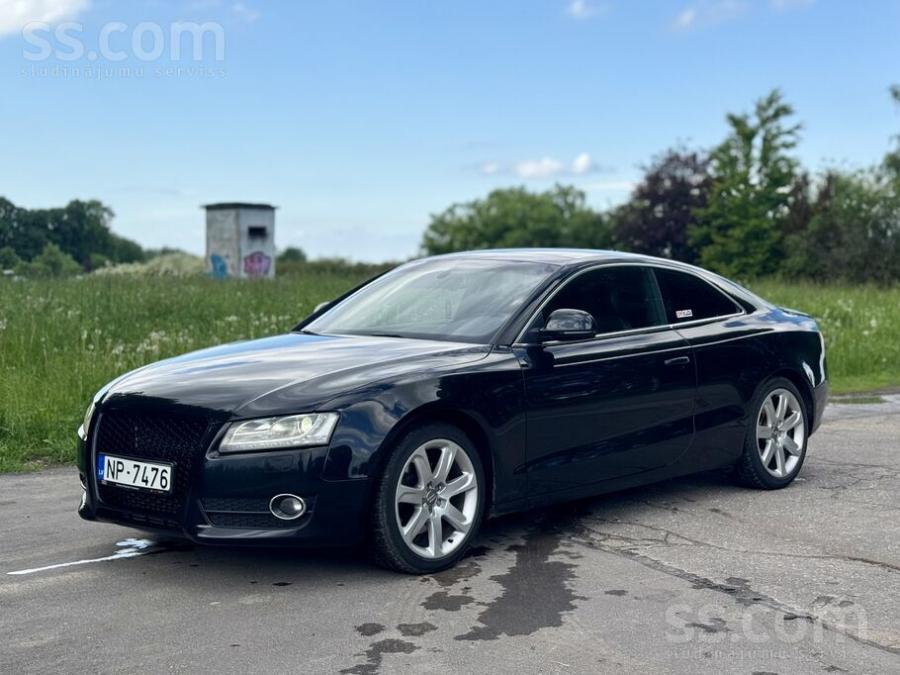 Черный Ауди А5 2008 в Рига, объемом двигателя 3.00 л и пробегом 421 тыс. км за 5950 €, фото 5 на AUTOMOTO.COM.LV