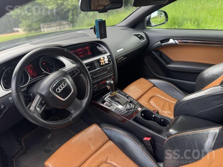 Черный Ауди А5 2008 в Рига, объемом двигателя 3.00 л и пробегом 421 тыс. км за 5950 €, фото 6 на AUTOMOTO.COM.LV