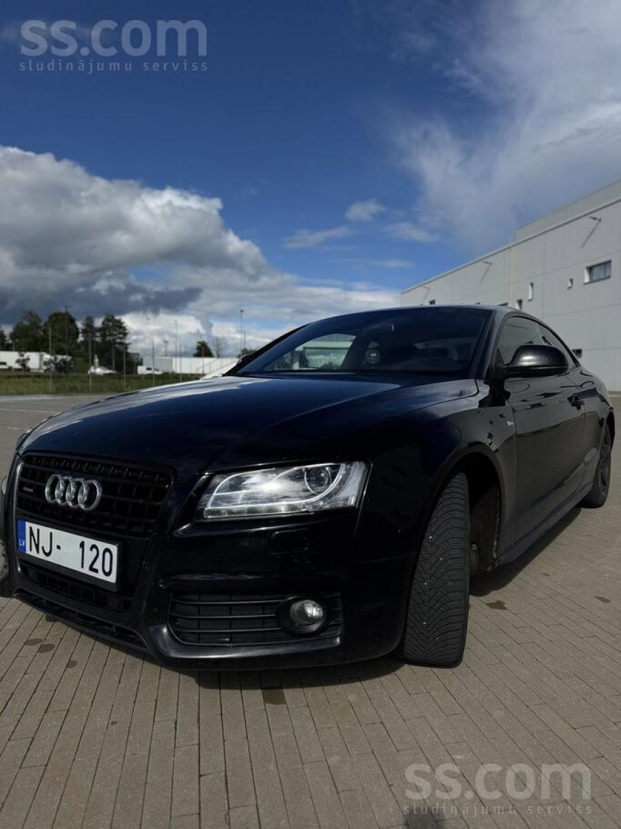 Melns Audi A5 2008 Rēzekne, ar dzinēja tilpumu 3.00 L un nobraukumu 320 tūkst. km par 6999 €, foto 1 vietnē AUTOMOTO.COM.LV