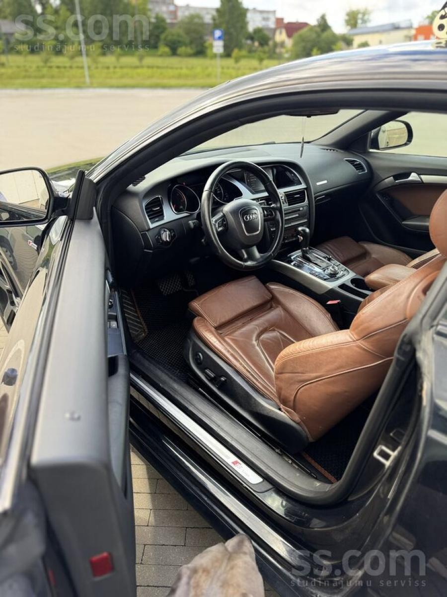 Melns Audi A5 2008 Rēzekne, ar dzinēja tilpumu 3.00 L un nobraukumu 320 tūkst. km par 6999 €, foto 6 vietnē AUTOMOTO.COM.LV