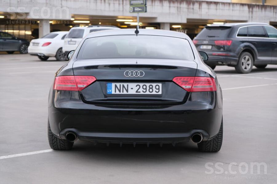 Melns Audi A5 2008 Rīga, ar dzinēja tilpumu 2.70 L un nobraukumu 397 tūkst. km par 6200 €, foto 5 vietnē AUTOMOTO.COM.LV