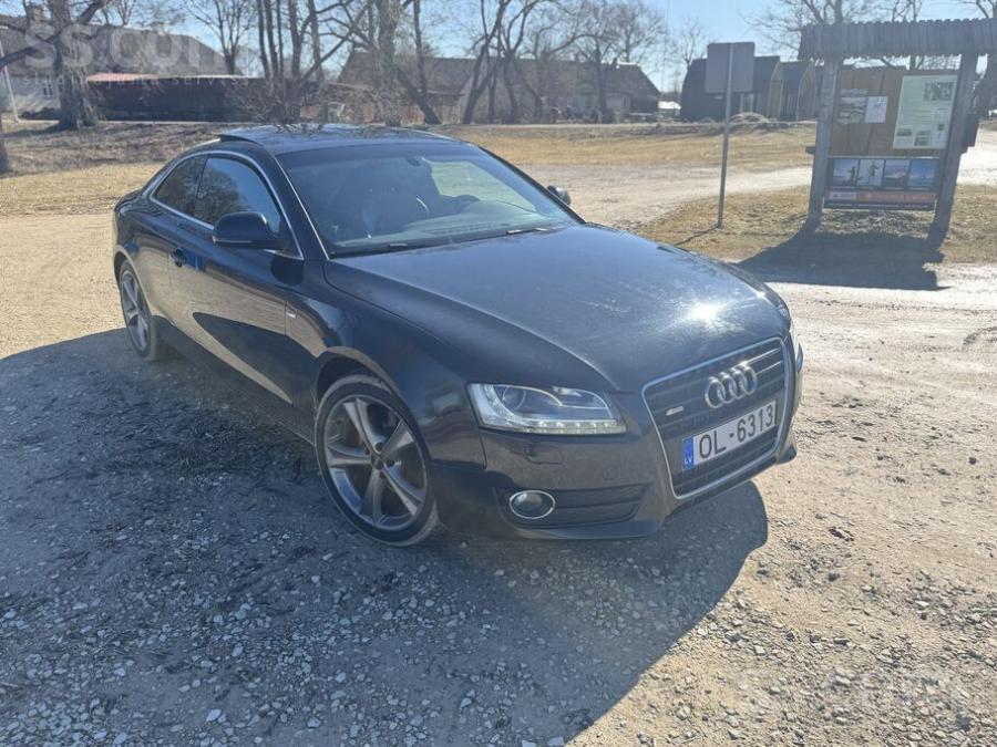 Черный Ауди А5 2008 в Валмиера, объемом двигателя 2.70 л и пробегом 303 тыс. км за 5400 €, фото 3 на AUTOMOTO.COM.LV