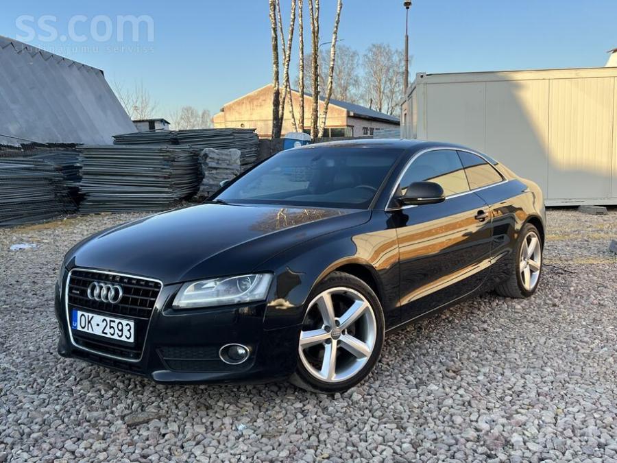 Melns Audi A5 2008 Rīga, ar dzinēja tilpumu 3.00 L un nobraukumu 369 tūkst. km par 6900 €, foto 1 vietnē AUTOMOTO.COM.LV