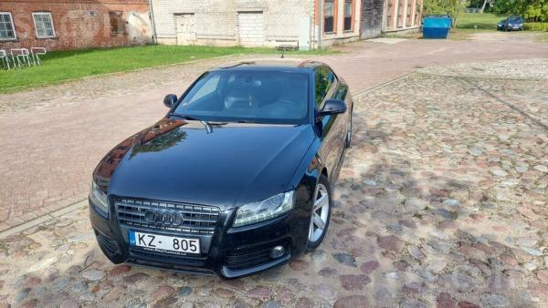 Melns Audi A5 2008 Kuldīga, ar dzinēja tilpumu 2.70 L un nobraukumu 318 tūkst. km par 6660 €, foto 1 vietnē AUTOMOTO.COM.LV