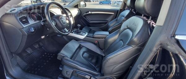 Melns Audi A5 2008 Rīga, ar dzinēja tilpumu 2.70 L un nobraukumu 358 tūkst. km par 5800 €, foto 7 vietnē AUTOMOTO.COM.LV