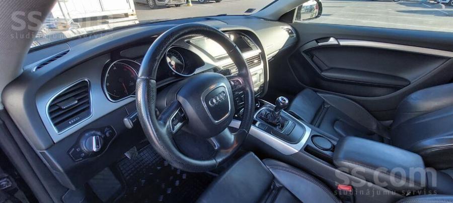 Melns Audi A5 2008 Rīga, ar dzinēja tilpumu 2.70 L un nobraukumu 358 tūkst. km par 5800 €, foto 9 vietnē AUTOMOTO.COM.LV