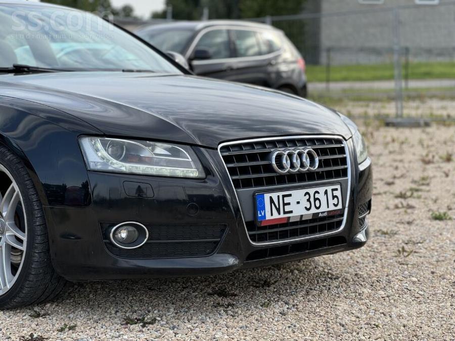 Melns Audi A5 2008 Valmiera, ar dzinēja tilpumu 2.00 L un nobraukumu 180 tūkst. km par 5490 €, foto 5 vietnē AUTOMOTO.COM.LV