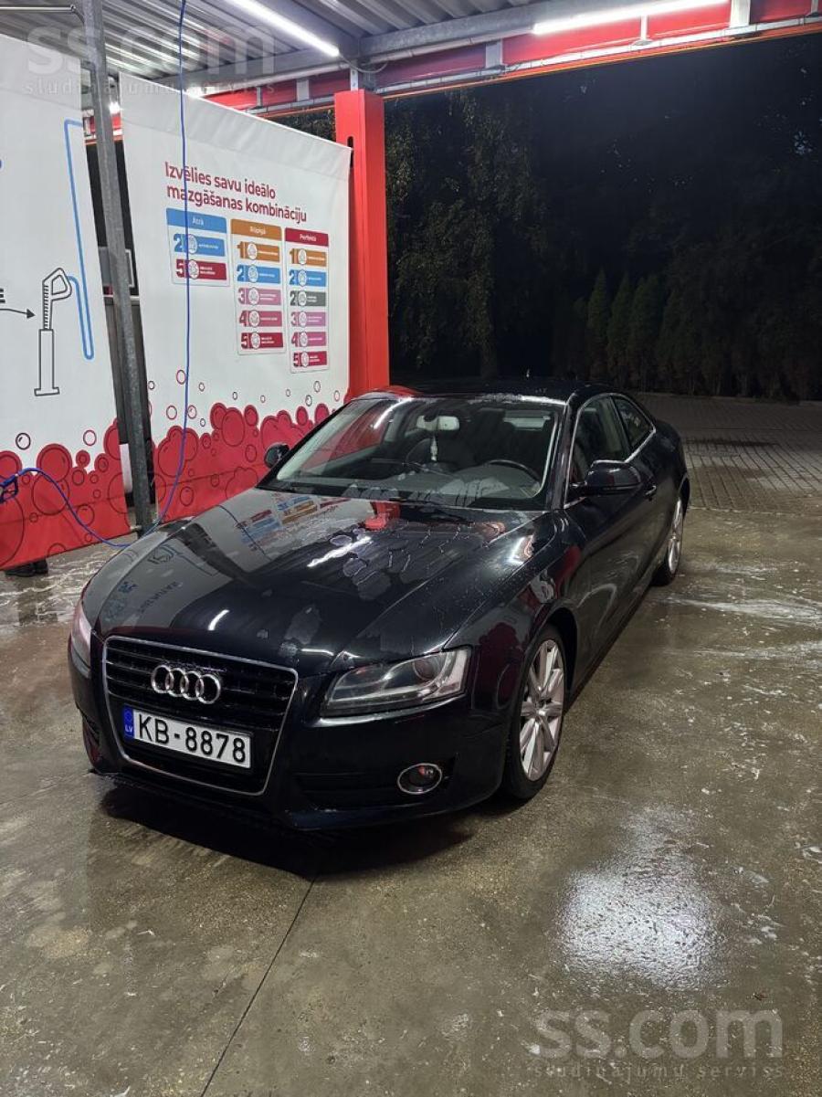 Melns Audi A5 2008 Rīga, ar dzinēja tilpumu 2.00 L un nobraukumu 216 tūkst. km par 5750 €, foto 2 vietnē AUTOMOTO.COM.LV