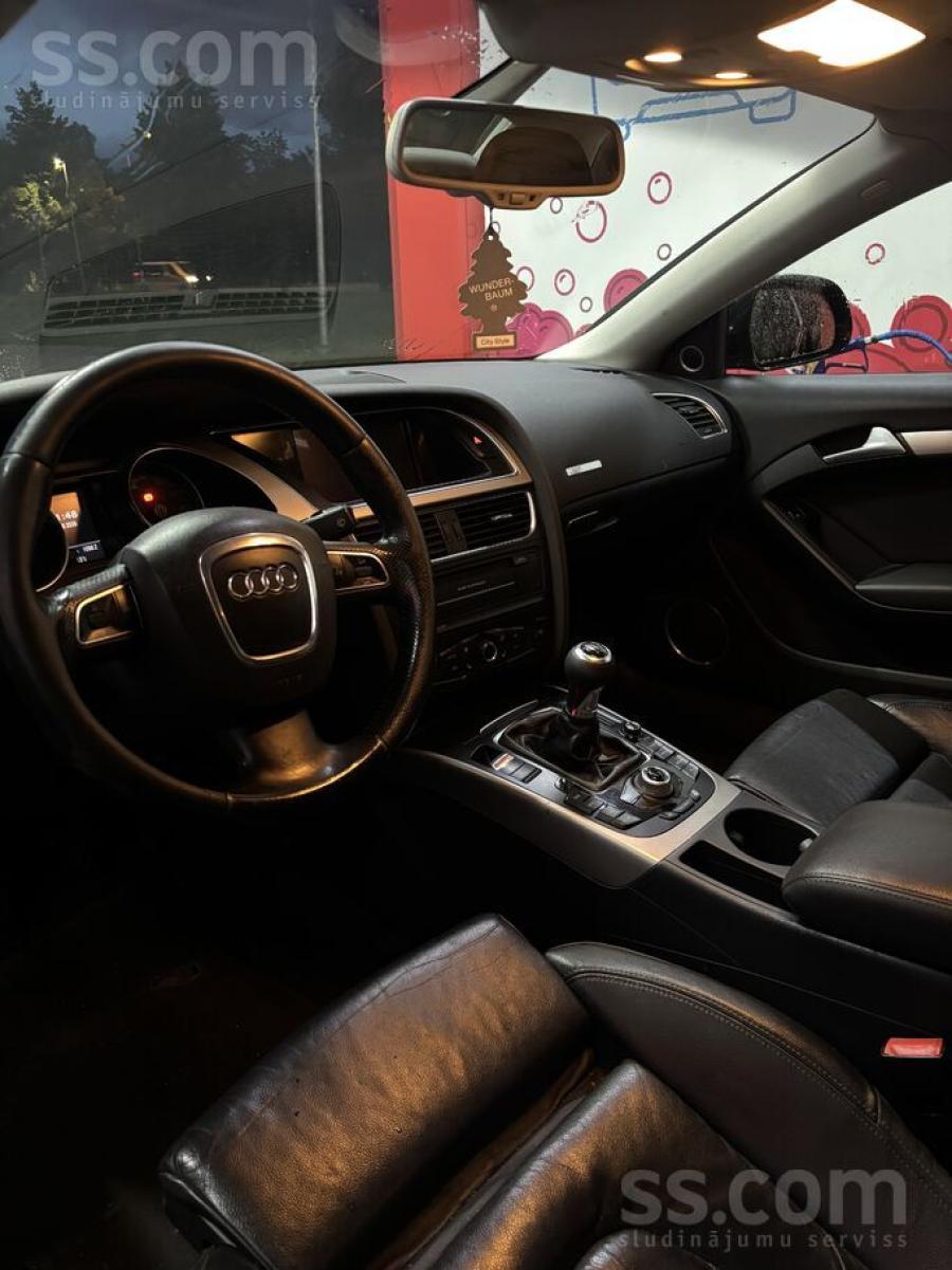 Melns Audi A5 2008 Rīga, ar dzinēja tilpumu 2.00 L un nobraukumu 216 tūkst. km par 5750 €, foto 7 vietnē AUTOMOTO.COM.LV