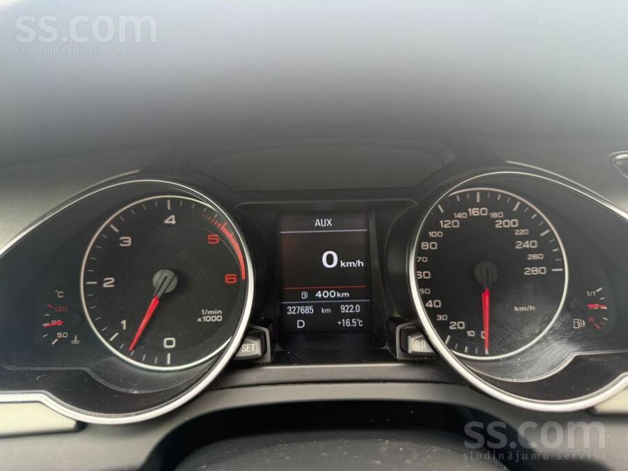 Black Audi A5 2008 in Riga, with an engine capacity of 2.70 L and mileage of 325 thousand km for 6990 €, photo 10 on AUTOMOTO.COM.LV