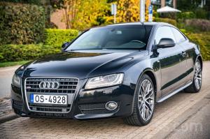 Black Audi A5 2008 in Riga, with an engine capacity of 2.70 L and mileage of 320 thousand km for 3590 €, photo  on AUTOMOTO.COM.LV