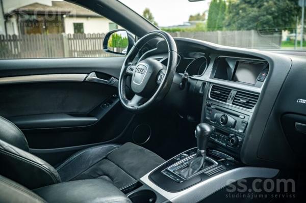 Black Audi A5 2008 in Riga, with an engine capacity of 2.70 L and mileage of 320 thousand km for 3590 €, photo 10 on AUTOMOTO.COM.LV