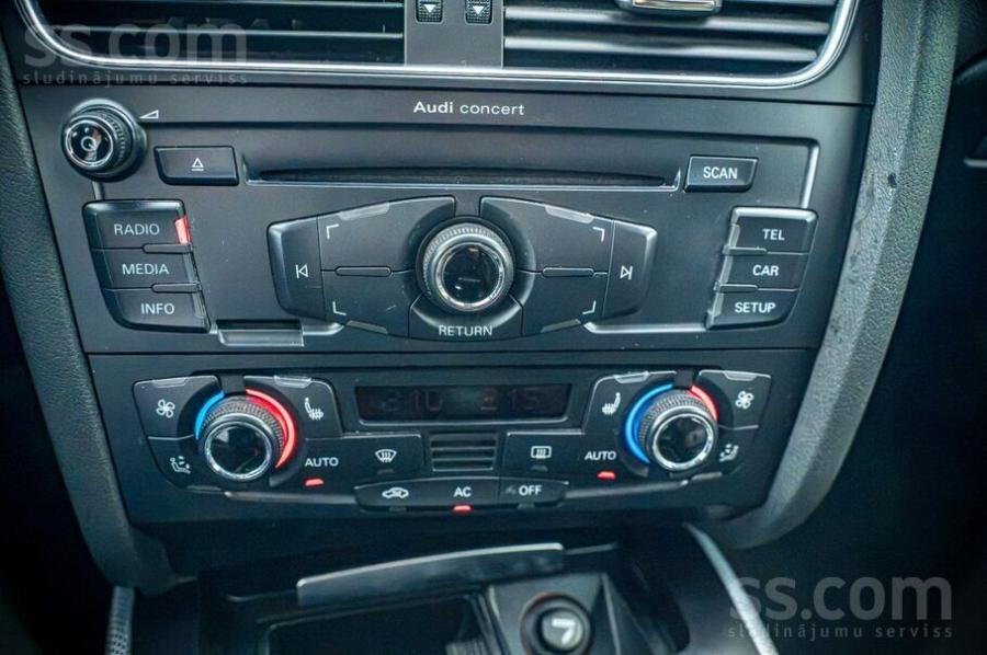 Черный Ауди А5 2008 в Рига, объемом двигателя 2.70 л и пробегом 320 тыс. км за 3590 €, фото 12 на AUTOMOTO.COM.LV