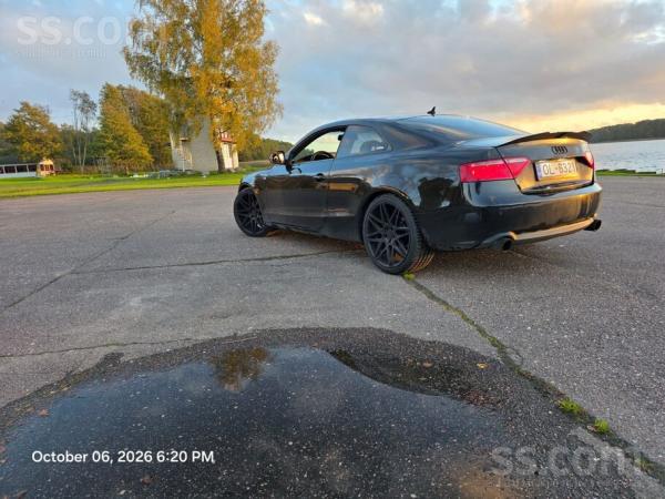 Melns Audi A5 2008 Limbaži, ar dzinēja tilpumu 3.20 L un nobraukumu 320 tūkst. km par 6800 €, foto 3 vietnē AUTOMOTO.COM.LV