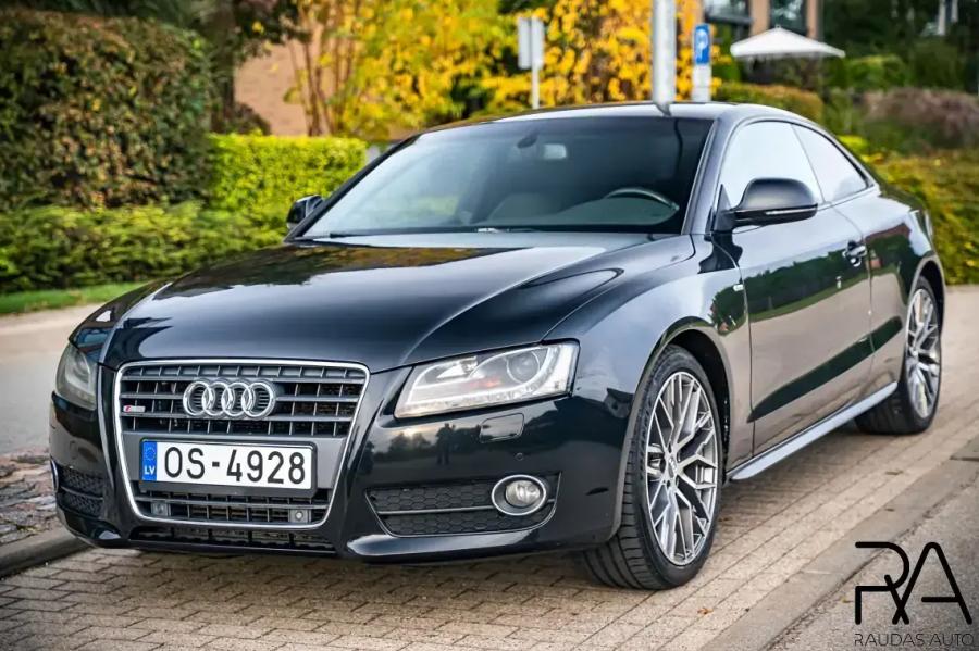 Черный Ауди А5 2008 в Рига, объемом двигателя 2.70 л и пробегом 320 тыс. км за 3590 €, фото 1 на AUTOMOTO.COM.LV