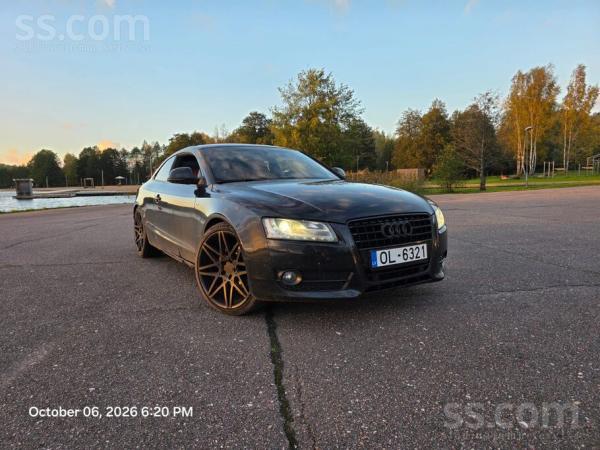 Melns Audi A5 2008 Limbaži, ar dzinēja tilpumu 3.20 L un nobraukumu 320 tūkst. km par 6500 €, foto 1 vietnē AUTOMOTO.COM.LV