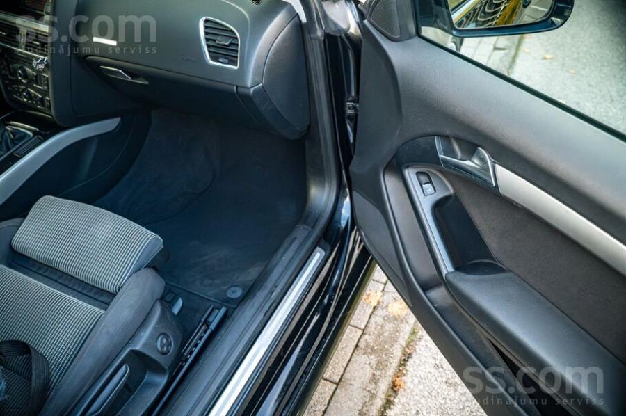 Black Audi A5 2008 in Riga, with an engine capacity of 2.00 L and mileage of 206 thousand km for 3990 €, photo 9 on AUTOMOTO.COM.LV