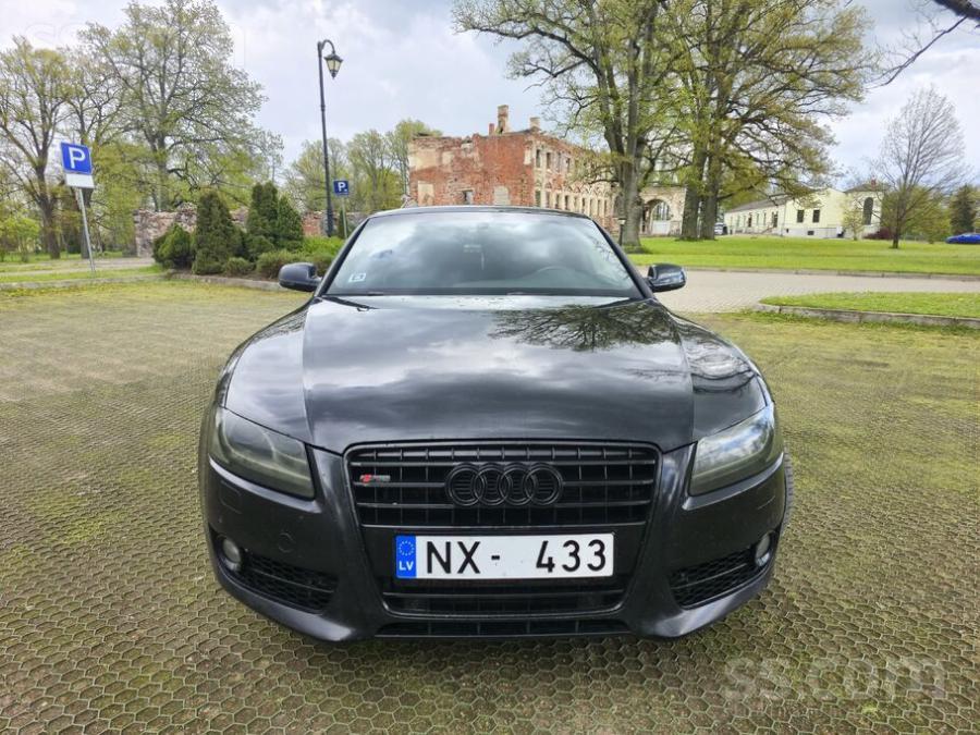Melns Audi A5 2009 Gulbene, ar dzinēja tilpumu 2.00 L un nobraukumu 278 tūkst. km par 24500 €, foto 2 vietnē AUTOMOTO.COM.LV