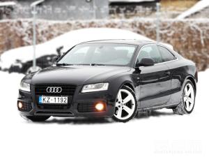 Melns Audi A5 2009 Rīga, ar dzinēja tilpumu 3.00 L un nobraukumu 337 tūkst. km par 7390 €, foto  vietnē AUTOMOTO.COM.LV