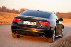Black Audi A5 2009 in Cesis, with an engine capacity of 3.00 L and mileage of 197 thousand km for 7800 €, photo 5 on AUTOMOTO.COM.LV