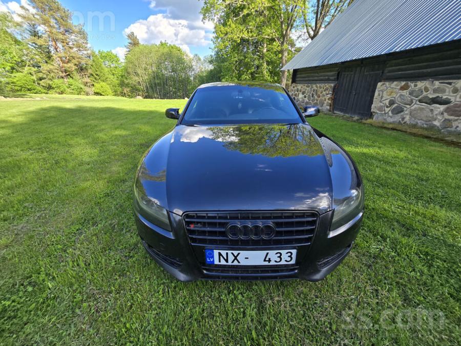 Melns Audi A5 2009 Rīga, ar dzinēja tilpumu 2.00 L un nobraukumu 430 tūkst. km par 5500 €, foto 1 vietnē AUTOMOTO.COM.LV