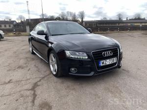 Black Audi A5 2009 in Liepaja, with an engine capacity of 3.00 L and mileage of 0 thousand km for 8000 €, photo  on AUTOMOTO.COM.LV