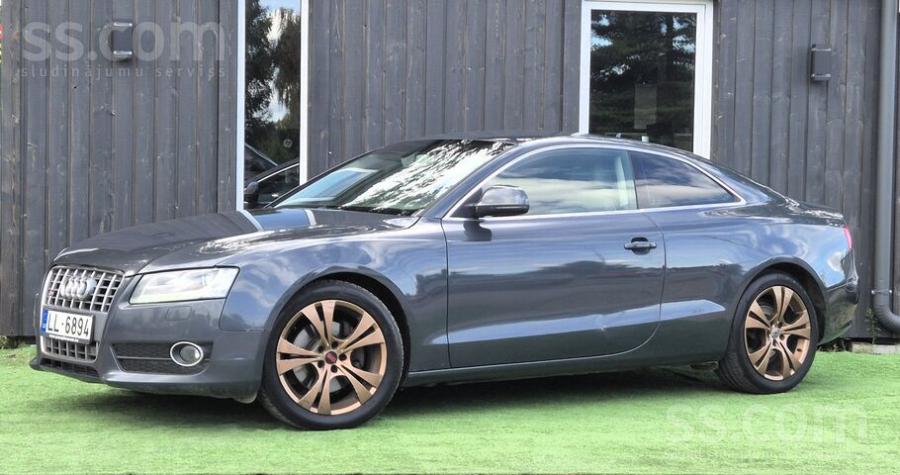 Black Audi A5 2009 in Riga, with an engine capacity of 2.70 L and mileage of 0 thousand km for 6500 €, photo 1 on AUTOMOTO.COM.LV
