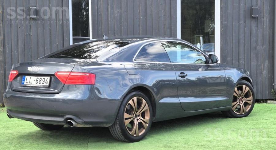 Black Audi A5 2009 in Riga, with an engine capacity of 2.70 L and mileage of 0 thousand km for 6500 €, photo 5 on AUTOMOTO.COM.LV