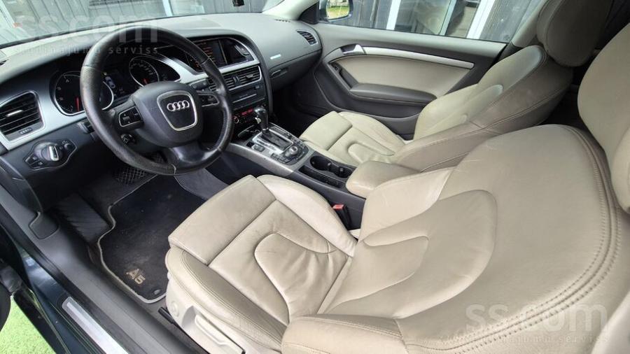 Black Audi A5 2009 in Riga, with an engine capacity of 2.70 L and mileage of 0 thousand km for 6500 €, photo 7 on AUTOMOTO.COM.LV