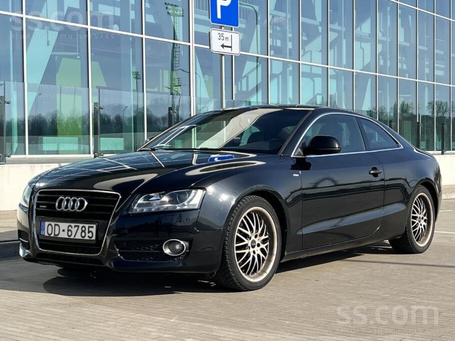 Black Audi A5 2009 in Riga, with an engine capacity of 3.00 L and mileage of 340 thousand km for 5850 €, photo 9 on AUTOMOTO.COM.LV