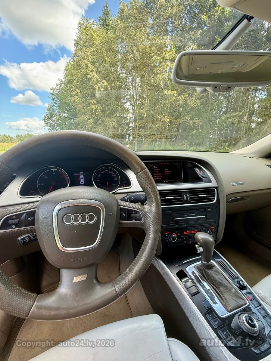 Black Audi A5 2009 in Tallinn, with an engine capacity of 2.70 L and mileage of 296 thousand km for 6290 €, photo 11 on AUTOMOTO.COM.LV