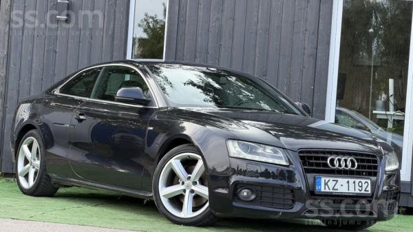 Black Audi A5 2009 in Riga, with an engine capacity of 3.00 L and mileage of 336 thousand km for 6250 €, photo 1 on AUTOMOTO.COM.LV