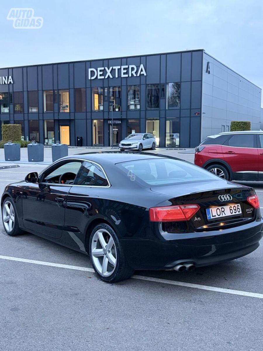 Melns Audi A5 2009 Viļņa, ar dzinēja tilpumu 2.00 L un nobraukumu 290 tūkst. km par 2500 €, foto 5 vietnē AUTOMOTO.COM.LV