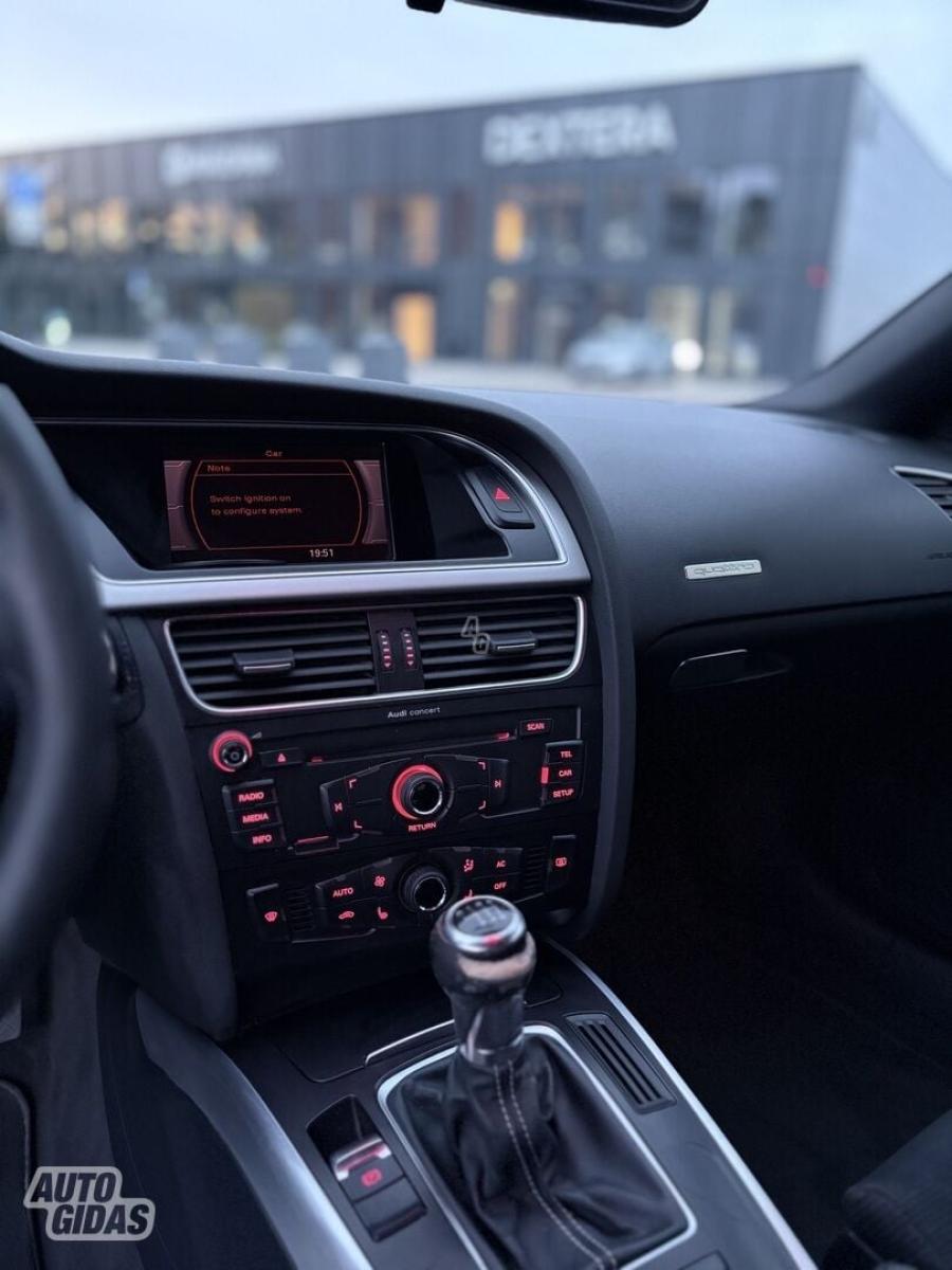 Melns Audi A5 2009 Viļņa, ar dzinēja tilpumu 2.00 L un nobraukumu 290 tūkst. km par 2500 €, foto 9 vietnē AUTOMOTO.COM.LV