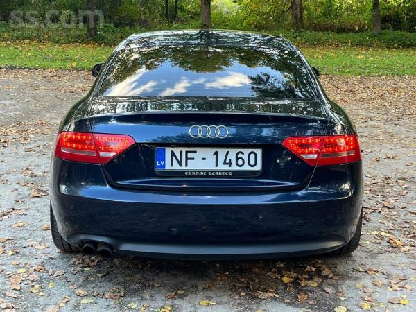 Black Audi A5 2009 in Riga, with an engine capacity of 2.00 L and mileage of 0 thousand km for 6799 €, photo 5 on AUTOMOTO.COM.LV